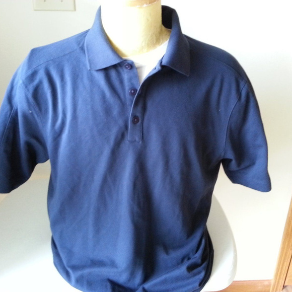Nike | Shirts | Nike Golf Dri Fit Navy Blue Polo Mens Medium | Poshmark